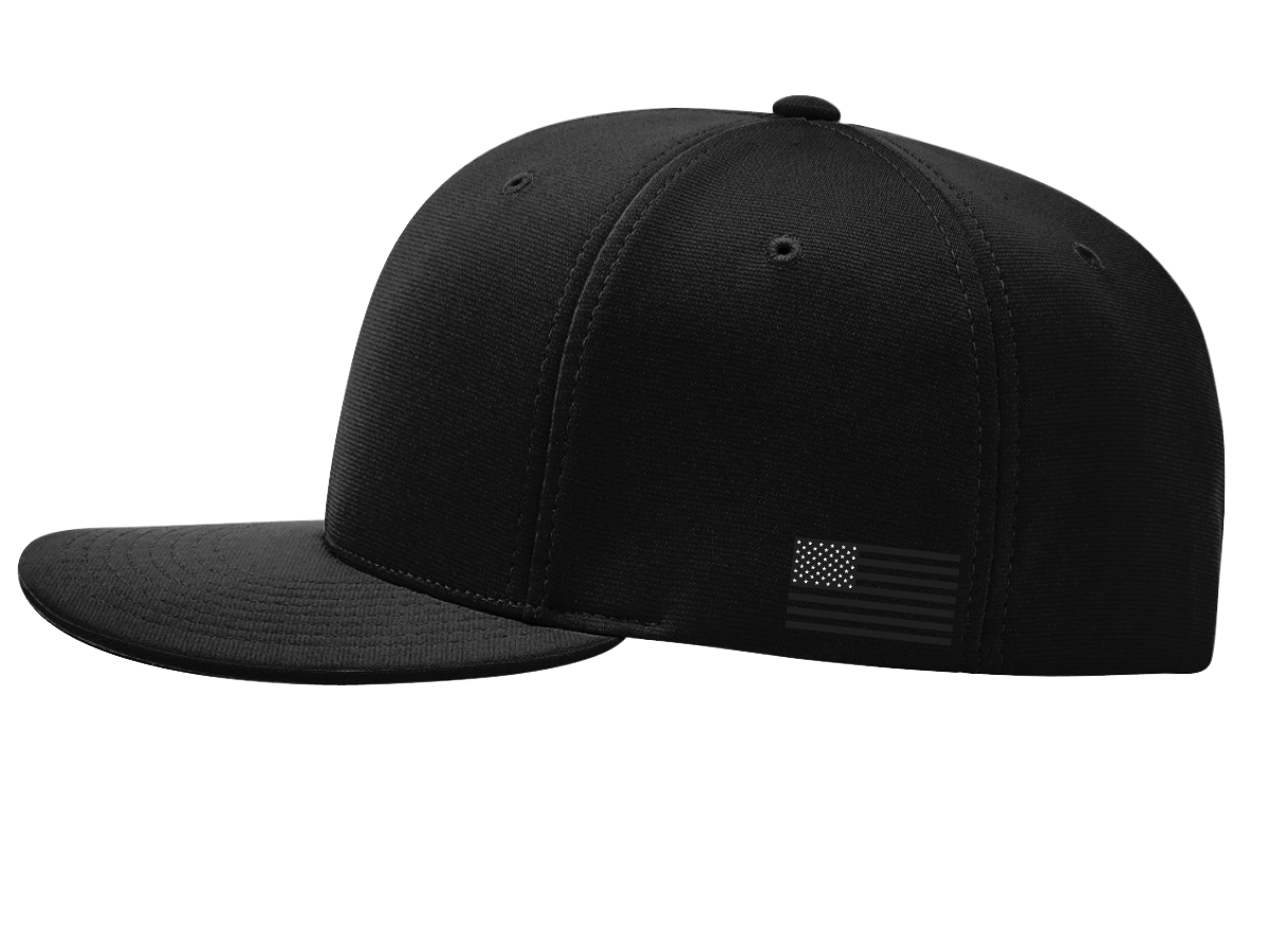 IAFF TFD Black on Black Performance Ball Cap | CUSTOM SWAG WA